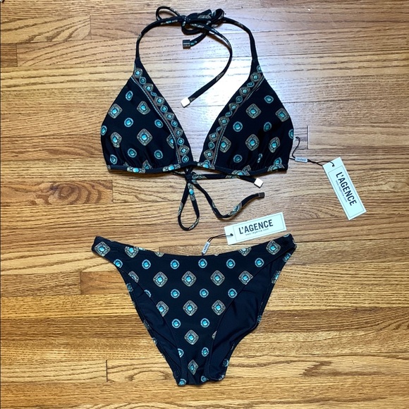 L'AGENCE | Swim | Lagence Swimsuit Southwestern Bikini Set Annabelle ...